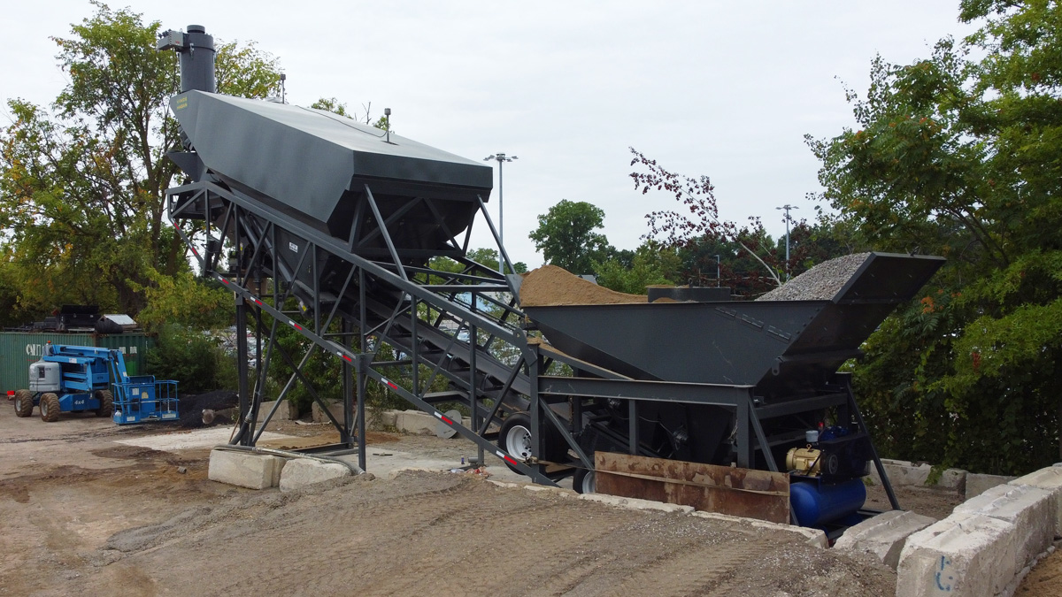 HS Series - Direct-Charge Mobile Batch Plant Deployed in Midwest